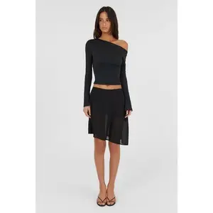 SASHA THERESE Bianca Midi Skirt - Black