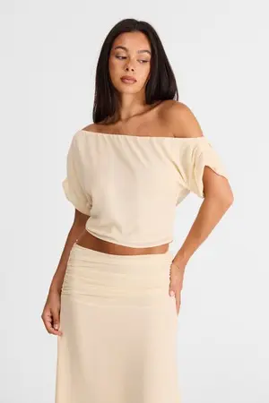 SASHA THERESE Margot Top - Butter