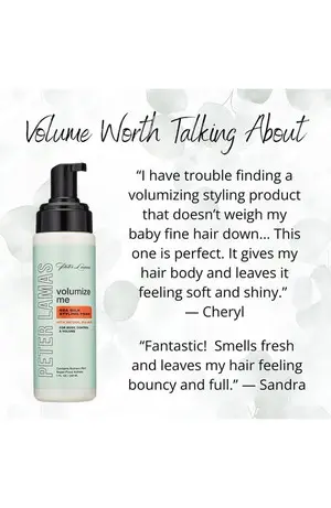 PETER LAMAS Volumize Me Sea Silk Styling Foam