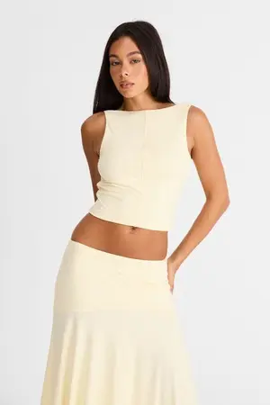 SASHA THERESE Talia Top - Butter