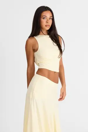 SASHA THERESE Talia Top - Butter