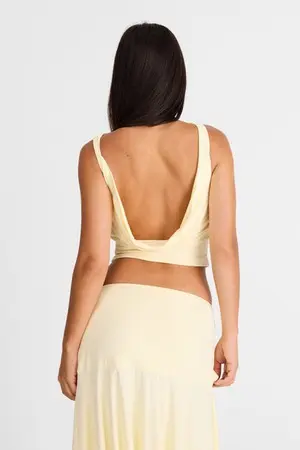 SASHA THERESE Talia Top - Butter