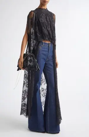 Zimmermann Valiant Lace Cape Top
