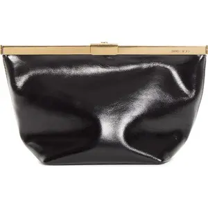 JIMMY CHOO Ganache Leather Clutch