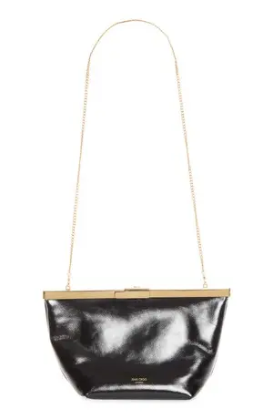JIMMY CHOO Ganache Leather Clutch