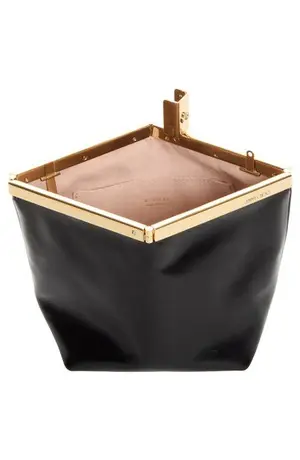 JIMMY CHOO Ganache Leather Clutch