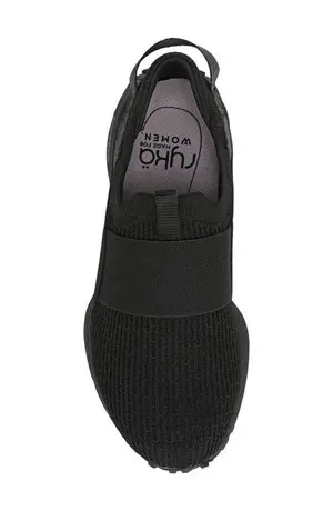 RYKA Jumpstart Knit Slip-on Sneaker - Black Black