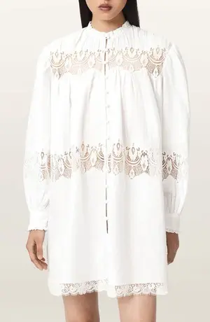 ALLSAINTS Talisa Lace Minidress - White