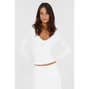 SASHA THERESE Eveline Top - White