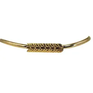 MADISON BEVERLY HILLS Vintage Tone Wheat Pattern Stretch Belt