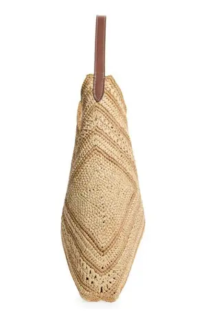 ANYA HINDMARCH Raffia Bow Shoulder Bag