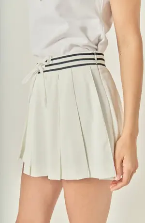 English Factory Pleated Skort