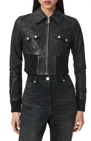 ALLSAINTS Lena Leather Jacket