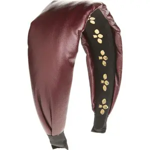 L. Erickson Fallon Headband Burgundy