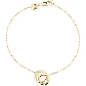 ASTRID & MIYU Spiral Pendant Bracelet