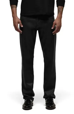 Hudson Jeans Blake Slim Straight Coated Jeans - Coated Phantom