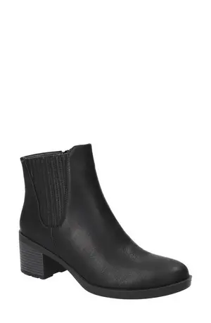 EASY WORKS BY EASY STREET Tulsa Faux Leather Bootie - Black
