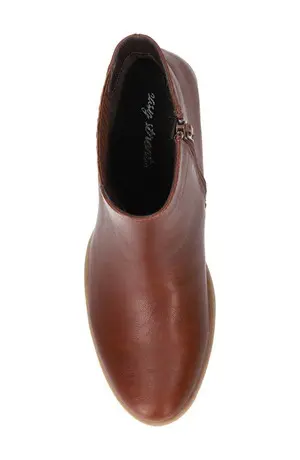 EASY WORKS BY EASY STREET Tulsa Faux Leather Bootie - Tan