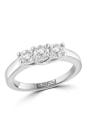 EFFY Three-stone Diamond Ring - 14k Gold