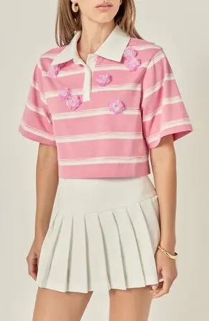 English Factory Striped T-shirts For Women
