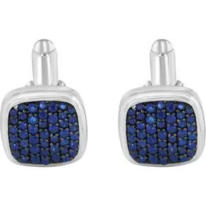 EFFY 925 Sapphire Cuff Link - Sterling Silver