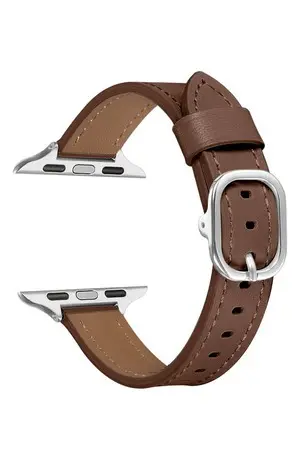 POSH TECH Carmen Skinny Leather Apple Watch® Watchband