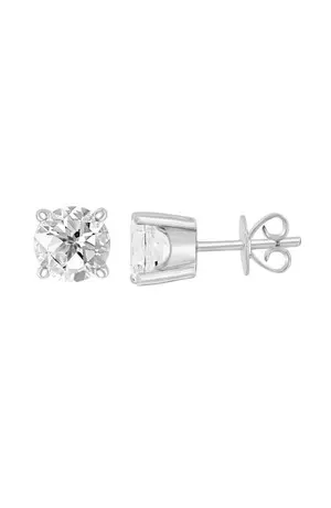EFFY 925 White Topaz Round Stud Earrings