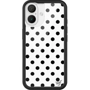 WILDFLOWER CASES Polka Dot | And Black Iphone Case - White