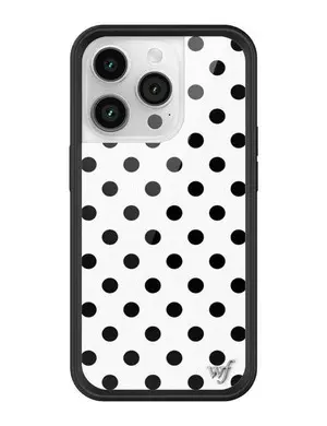 WILDFLOWER CASES Polka Dot | And Black Iphone Case