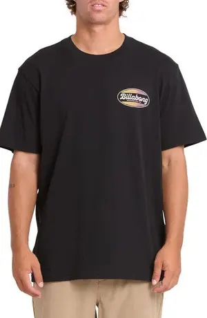 BILLABONG Off Duty Graphic T-shirt Black