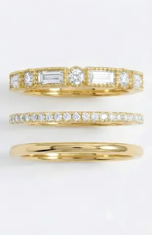 MINT & LILY Vintage Ring Stack