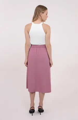 AAM THE LABEL Midi Skirt - Mauve
