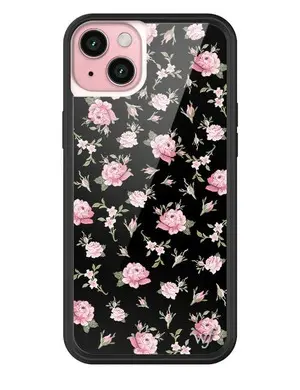 WILDFLOWER CASES And Pink Floral Iphone Case - Black