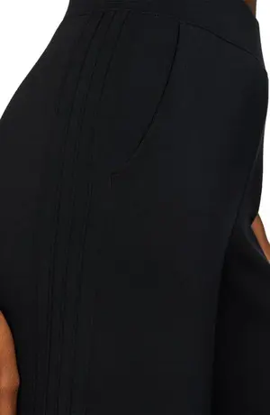 Spanx Pintuck High Waist Wide Leg Pants - Very Black