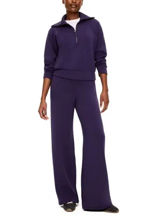 Spanx Airessentials Half Zip Sweatshirt - Nocturne