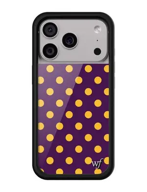 WILDFLOWER CASES Polka Dot | Purple And Yellow Iphone 17/17e/air/17 Pro/17 Pro Max Case Iphone 17 Pro