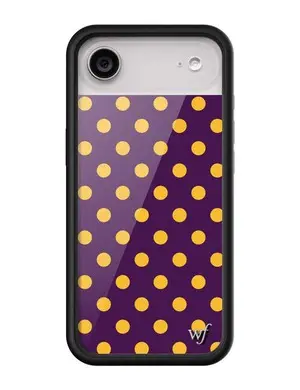 WILDFLOWER CASES Polka Dot | Purple And Yellow Iphone 17/17e/air/17 Pro/17 Pro Max Case Iphone Air