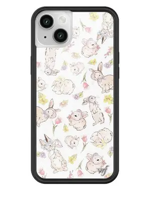 WILDFLOWER CASES Bunnies In Bonnets Iphone Case - White