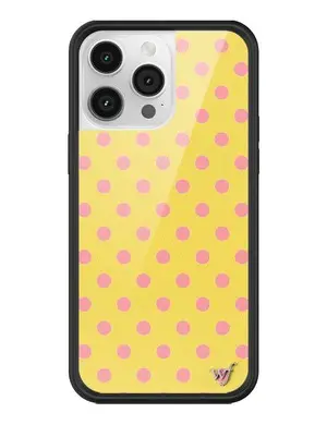 WILDFLOWER CASES Polka Dot | And Pink Iphone Case
