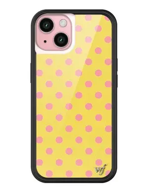 WILDFLOWER CASES Polka Dot | And Pink Iphone Case
