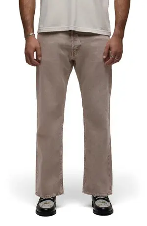 Hudson Jeans Rylan Relaxed Straight Leg Jeans - Distress Brindle