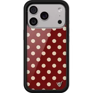 WILDFLOWER CASES Polka Dot | Burgundy And Cream /17e/air/17 Pro/17 Pro Max Case - Iphone 17 Pro