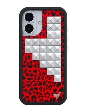 WILDFLOWER CASES Red Meow Stud /17 Pro/17 Pro Max Case - Iphone 17