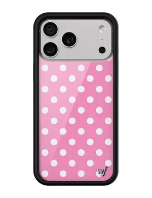 WILDFLOWER CASES Polka Dot | Pink And White /17e/air/17 Pro/17 Pro Max Case - Iphone 17 Pro Max