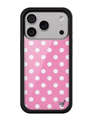 WILDFLOWER CASES Polka Dot | Pink And White /17e/air/17 Pro/17 Pro Max Case - Iphone 17 Pro
