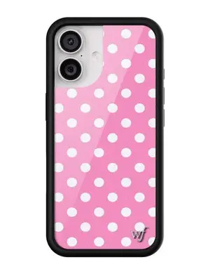 WILDFLOWER CASES Polka Dot | Pink And White /17e/air/17 Pro/17 Pro Max Case - Iphone 17