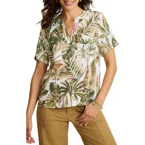 Tommy Bahama Hidden Coast Silk Top - Coconut