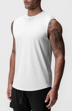 ASRV Aerosilver Muscle Tee - White