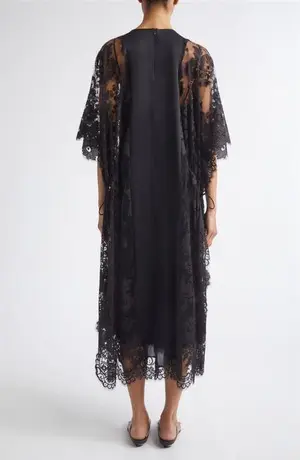 Zimmermann Valiant Silk & Lace Midi Dress