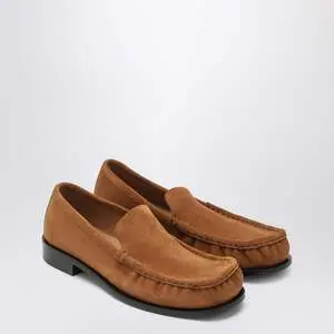 Dries Van Noten Brown Suede Loafers